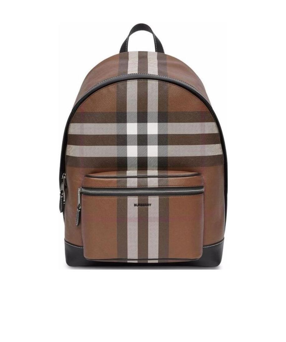 BURBERRY Burberry Check Patterned Zipped Backpack